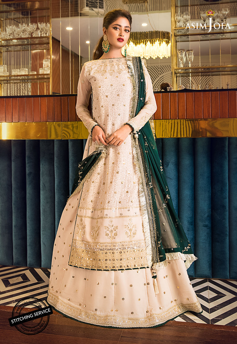 AJSE-10 EMBROIDERED CHIFFON 3 PCS – Asim Jofa wholesale